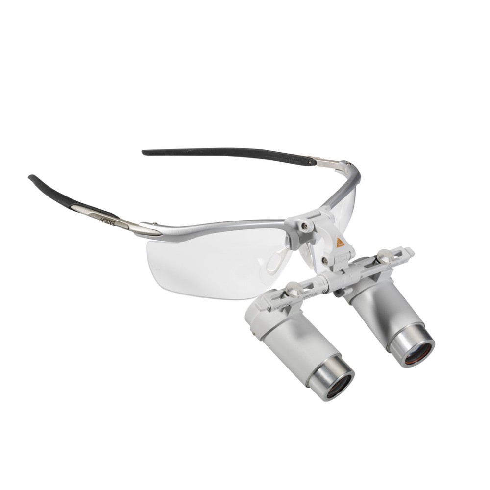 HEINE HRP 3.5x binocular loupes on S-FRAME
